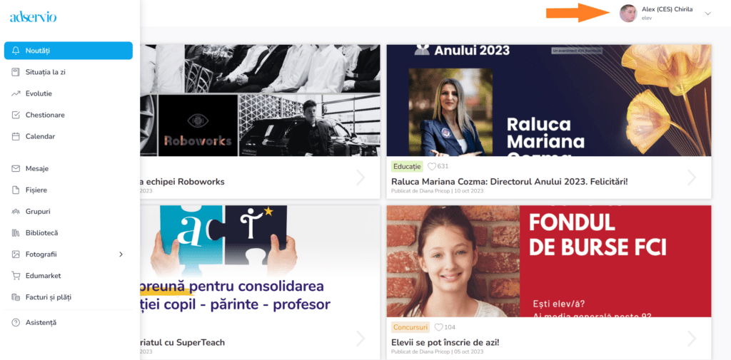 Cum unific două sau mai multe conturi Adservio? - Manual web - Adservio