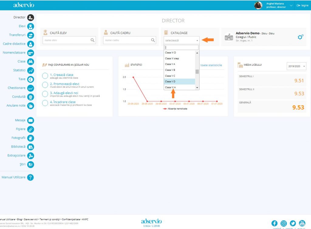 Cum vizualizez un catalog? - Manual web - Adservio