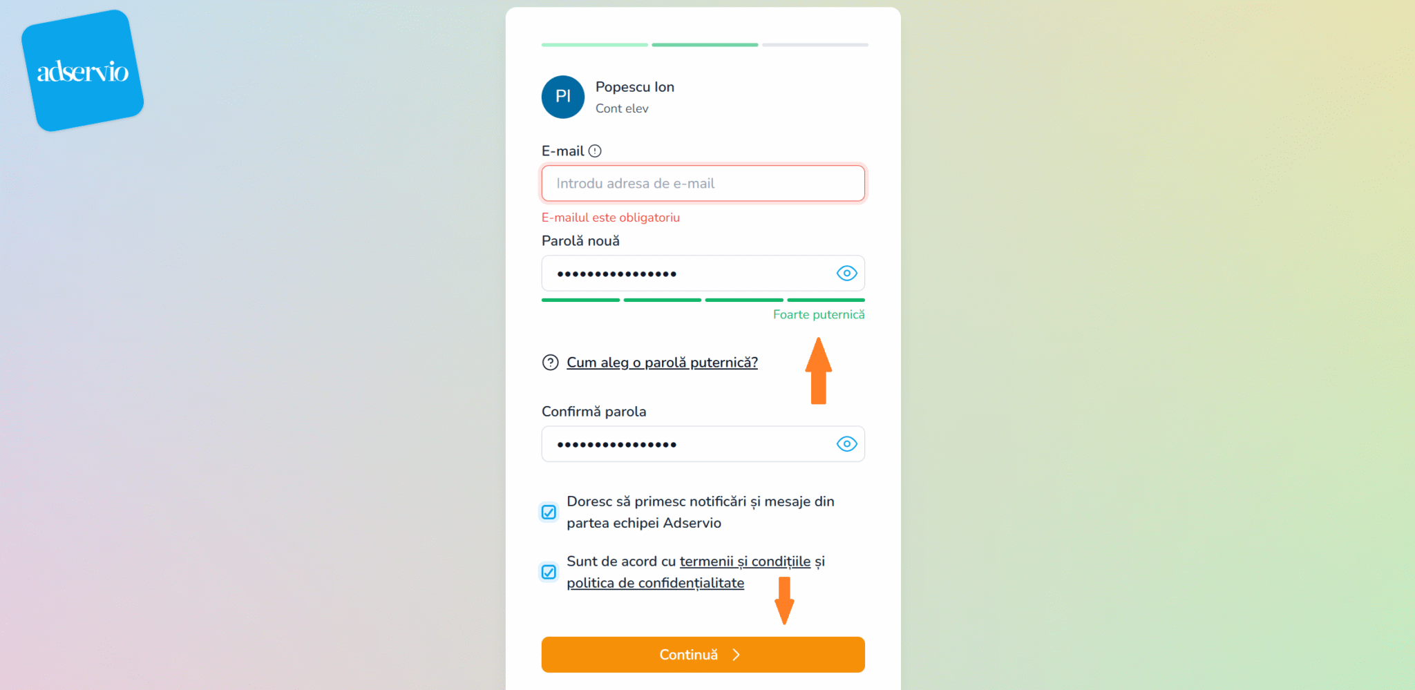 Cum aleg o parola puternica? - Manual web - Adservio