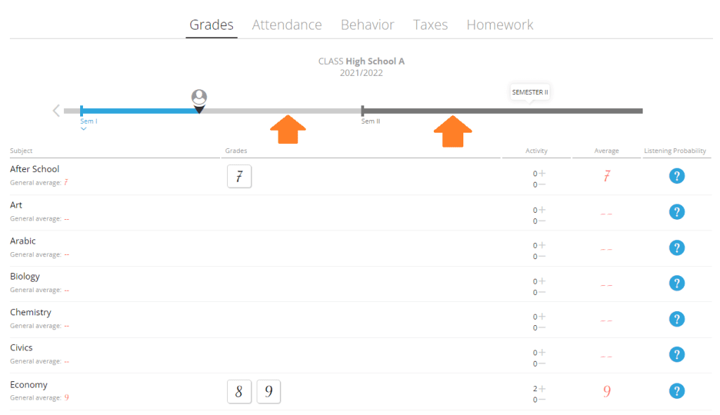 How do I check my child's grades? - Manual web - Adservio